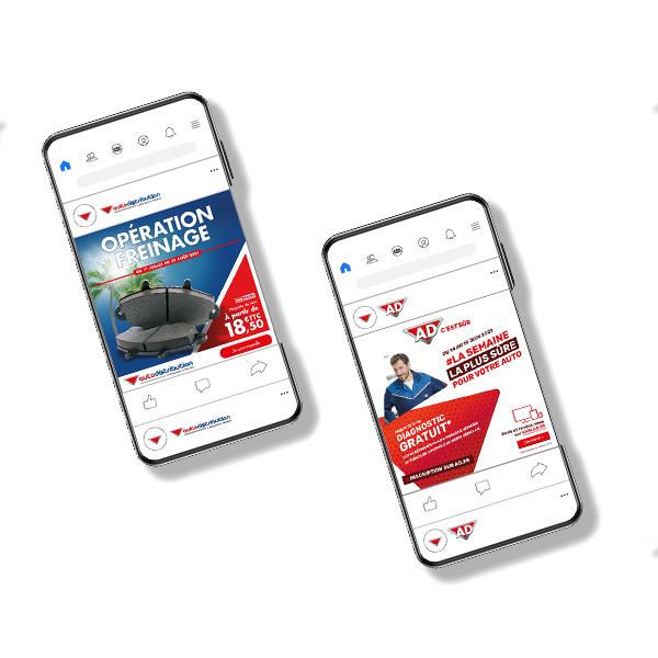 campagne digitale Autodistribution et AD - AN'SO